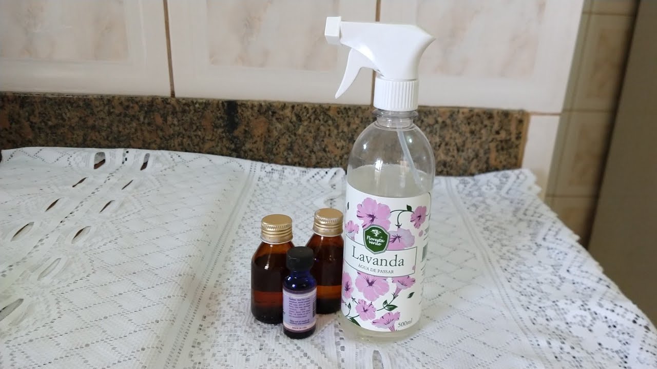 Como fazer uma água perfumada para ambientes - YouTube