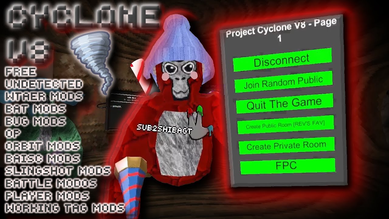 IS THIS THE NEW BEST MOD MENU?.. | UNDETECTED | FREE | CYCLONE MENU V8 ...