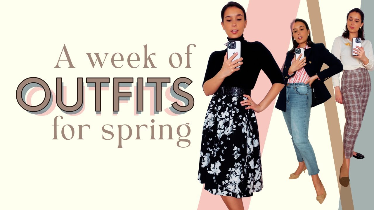 What I WORE THIS WEEK | Spring looks, flower arranging and a rainy ...