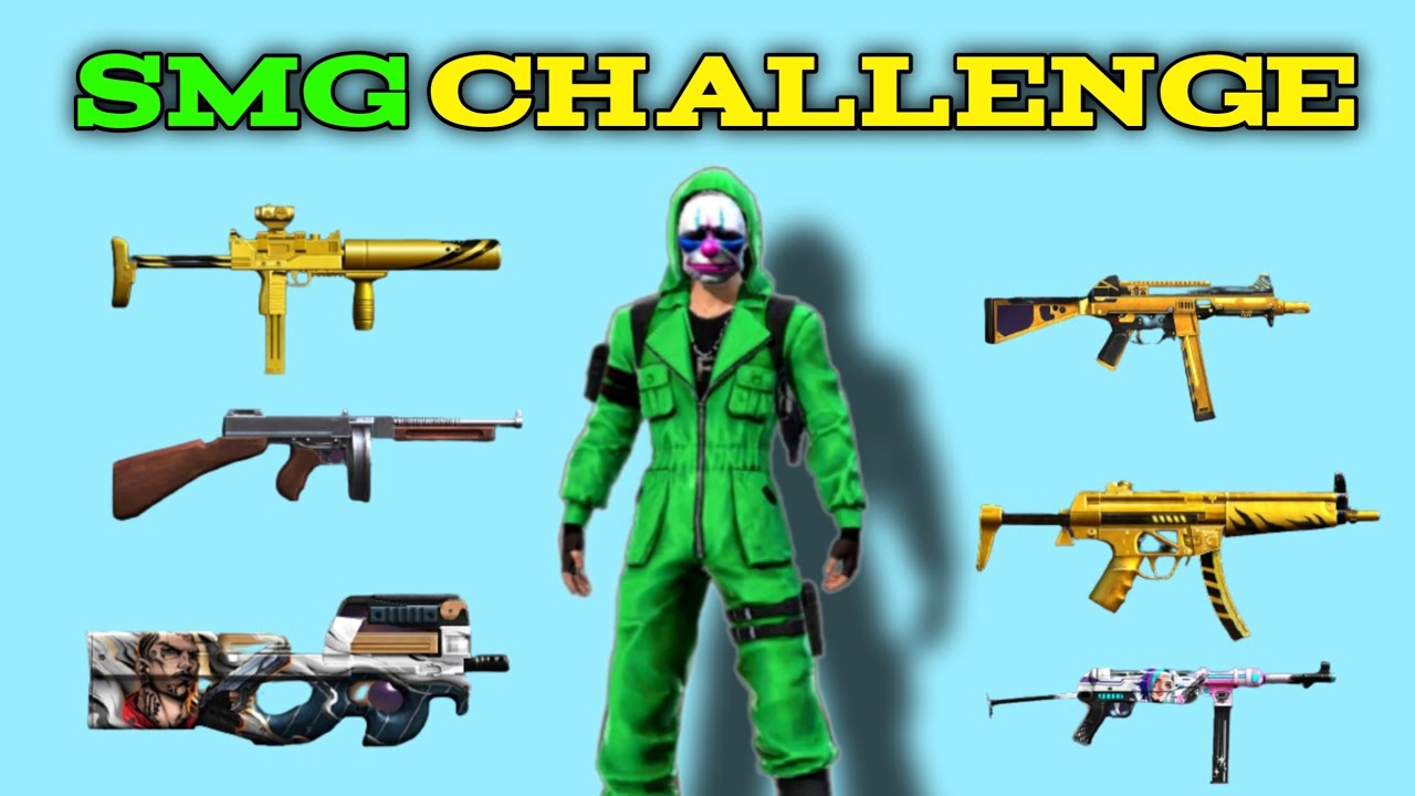 only smg ammo gun challenge ||garena free fire||GG.GAMING YT - YouTube