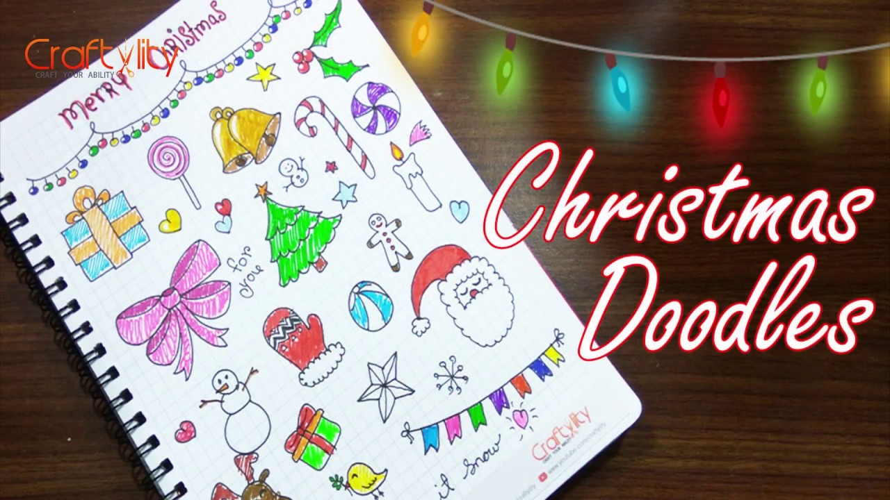 DIY Christmas doodling | Doodle Christmas Themes - YouTube