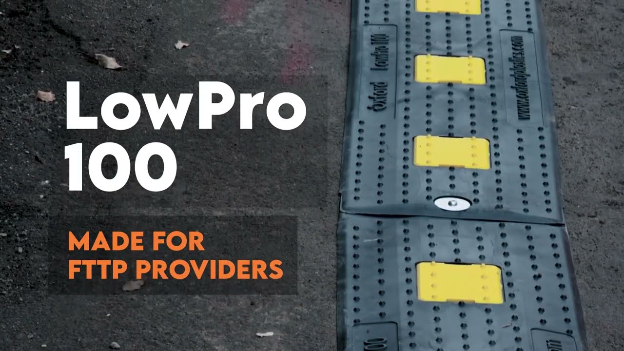 LowPro 100 - Narrow Trench Cover for FTTP - YouTube