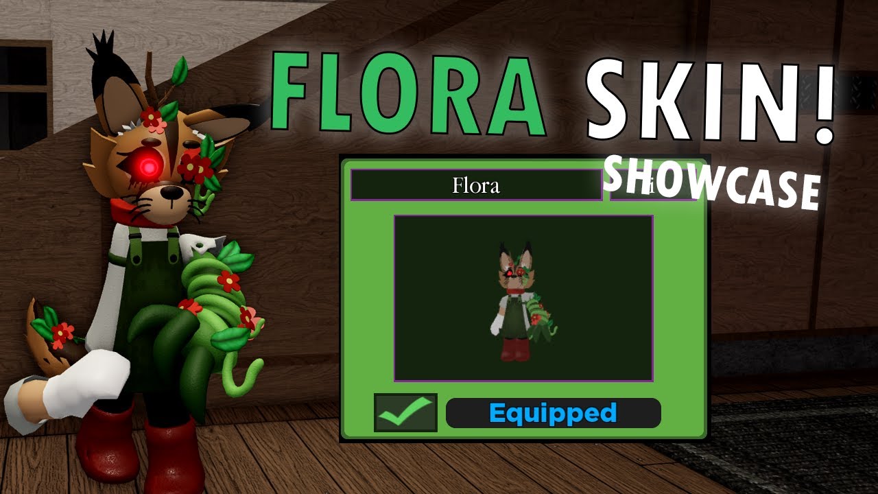 New FLORA SKIN SHOWCASE! | Piggy: Branched Realities BRASC Update - YouTube