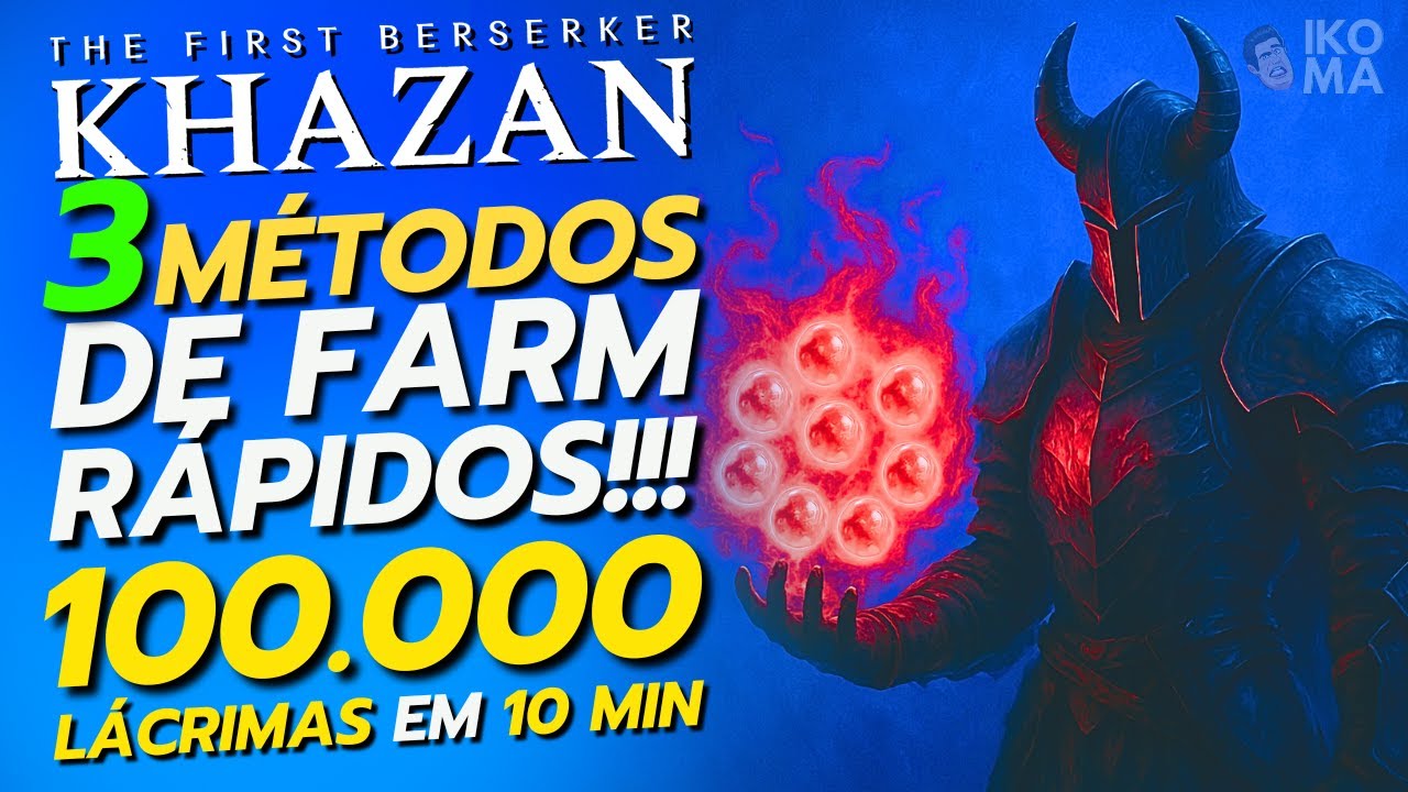 3 MÉTODOS de FARM RÁPIDO em Khazan! +100.000 Lágrimas a Cada 10 Min ...