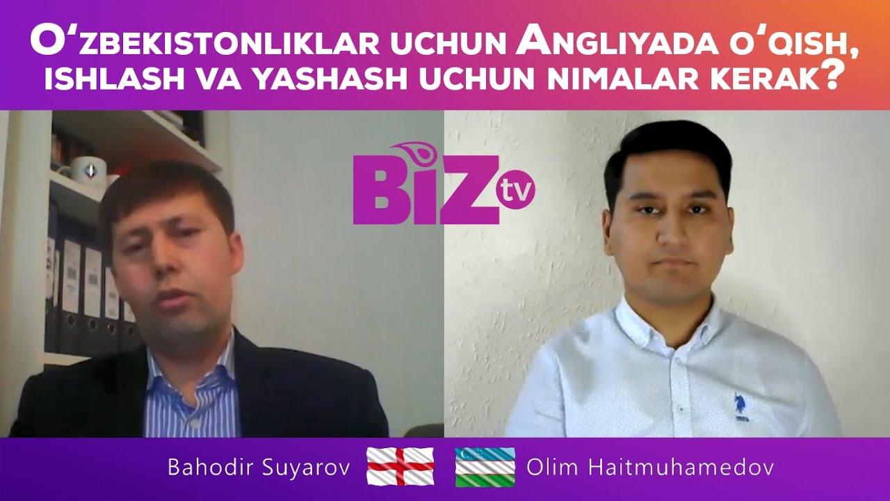 🇺🇿 O‘zbekistonliklar uchun 🏴󠁧󠁢󠁥󠁮󠁧󠁿 Angliyada o‘qish,🧑🏻‍💻 ishlash va ...