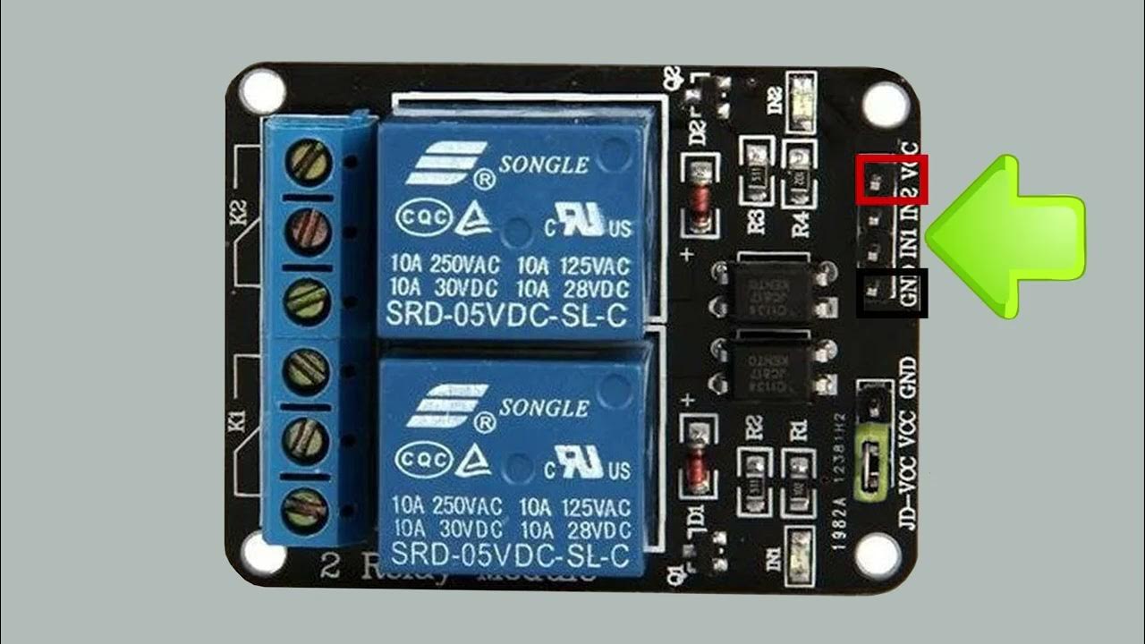como usar o rele no arduino - YouTube
