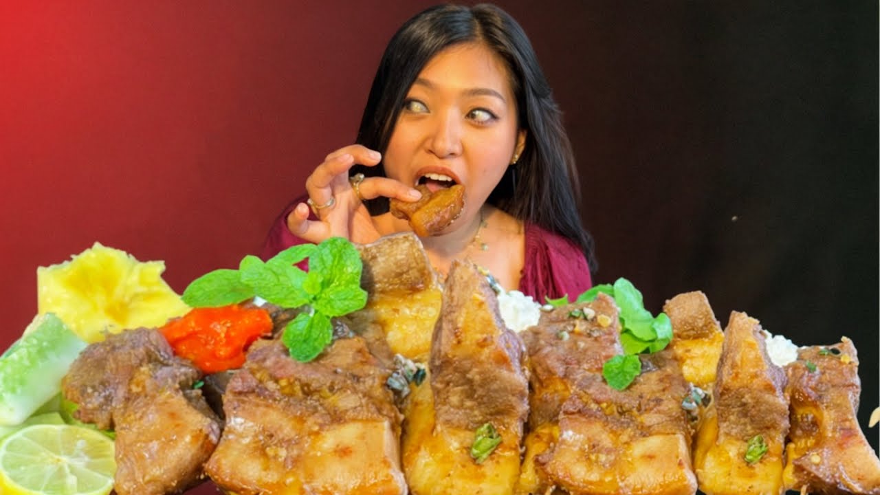 New Pork belly recipe || Pork with Perilla Seeds || Pork ka Thoiding ga ...