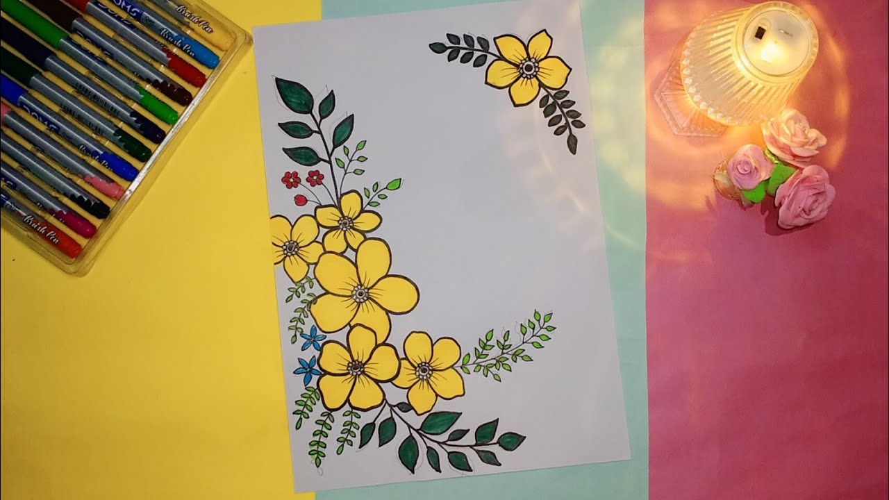 Assignment Front Page Design/A4 Sheet/Project Work Designs/Beautiful ...