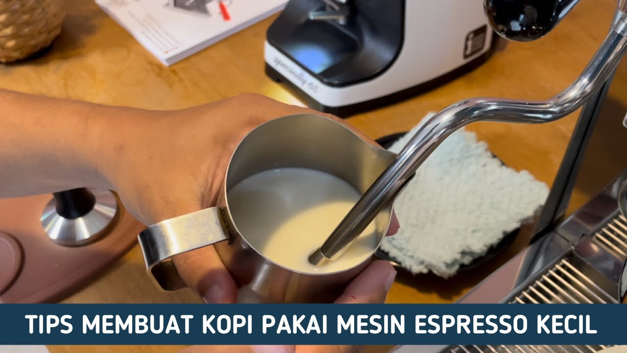 CARA MUDAH BIKIN KOPI MEMAKAI MESIN ESPRESSO KECIL YANG BISA DIANDALKAN ...
