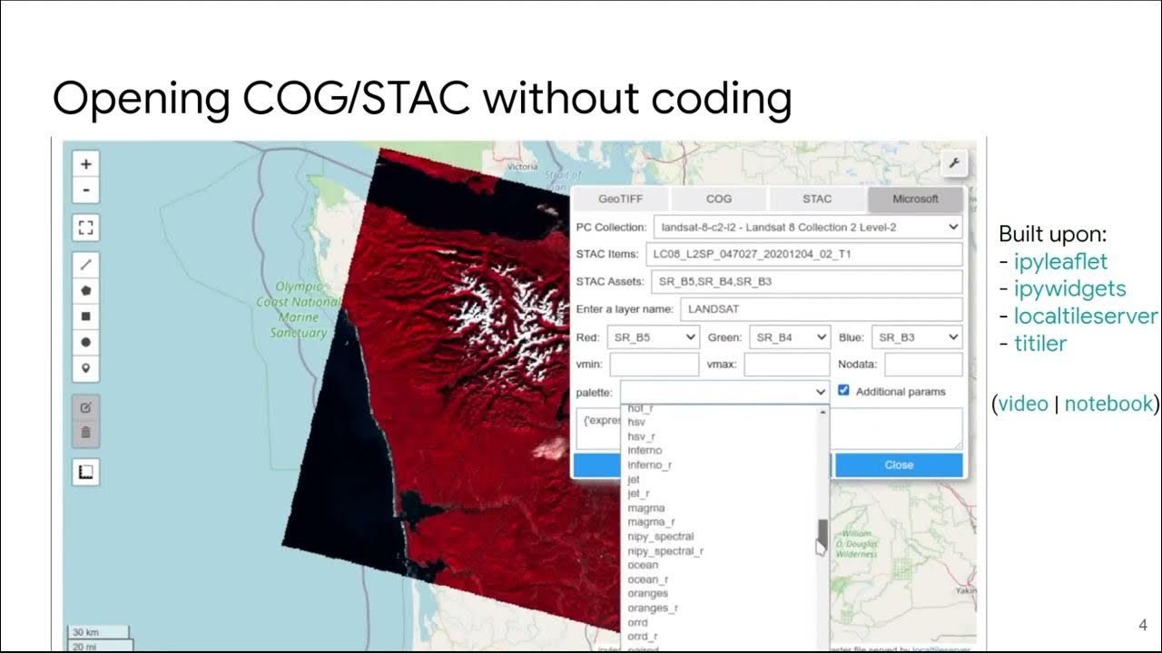 Using Leafmap to Visualize COG and STAC with Minimal Coding - YouTube