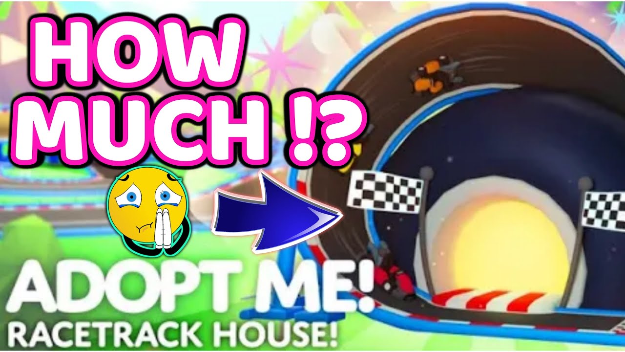 Racetrack House Update in Adopt Me ! How much !? Free tracks !? Can you ...