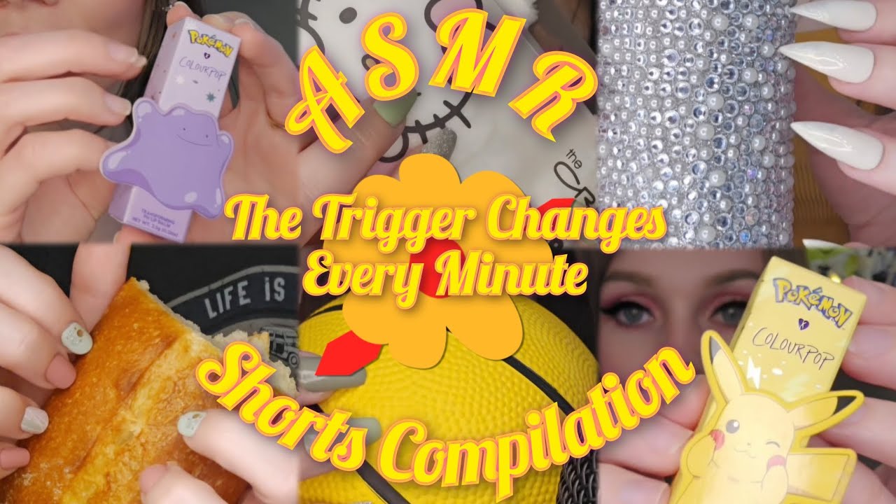 ASMR Shorts Compilation the Trigger Changes Every Minute for People ...