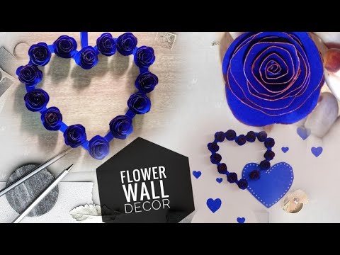 Creative !!!! DIY PAPER WALL DECOR / Flower wall decor for your ...