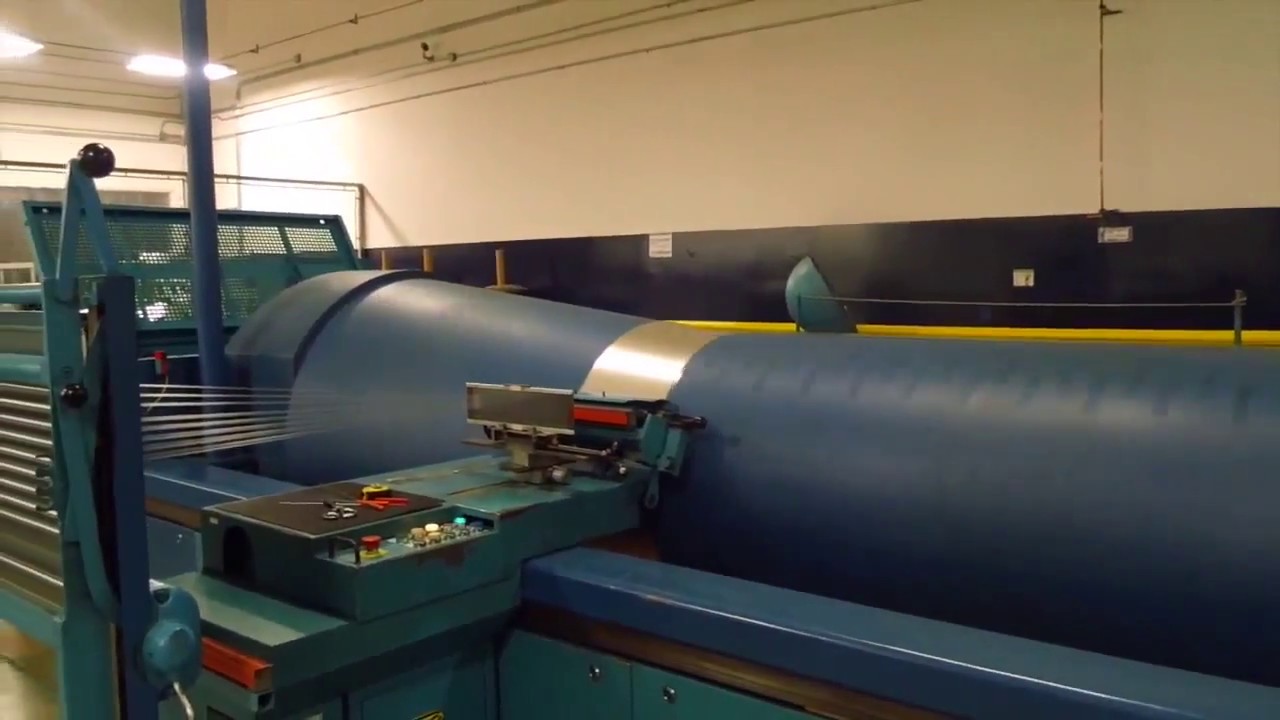 1 Benninger Sectional Warper - YouTube