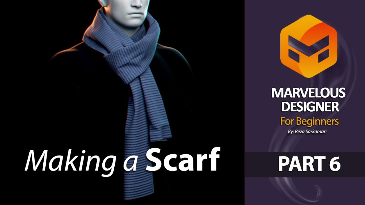 Marvelous Designer: Making a Scarf - YouTube