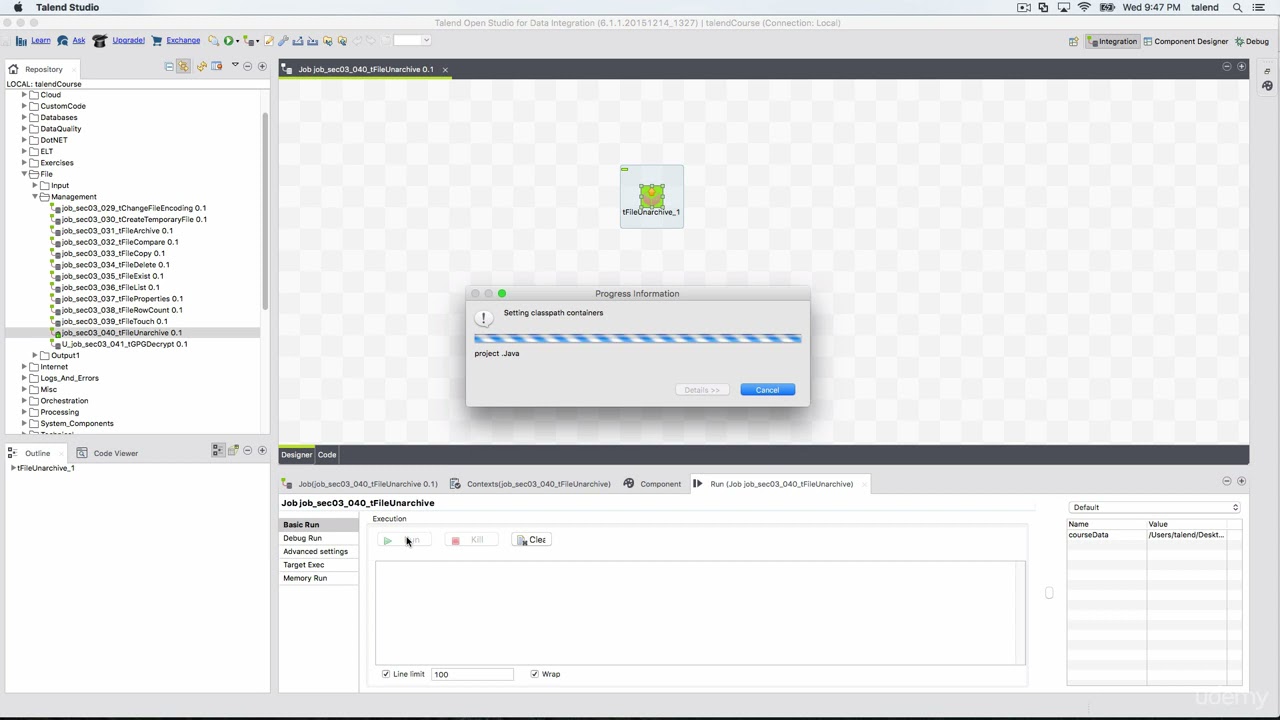 How To UnArchive Or UnZip A File In ETL Talend YouTube How To UnArchive Or UnZip A File In ETL Talend YouTube