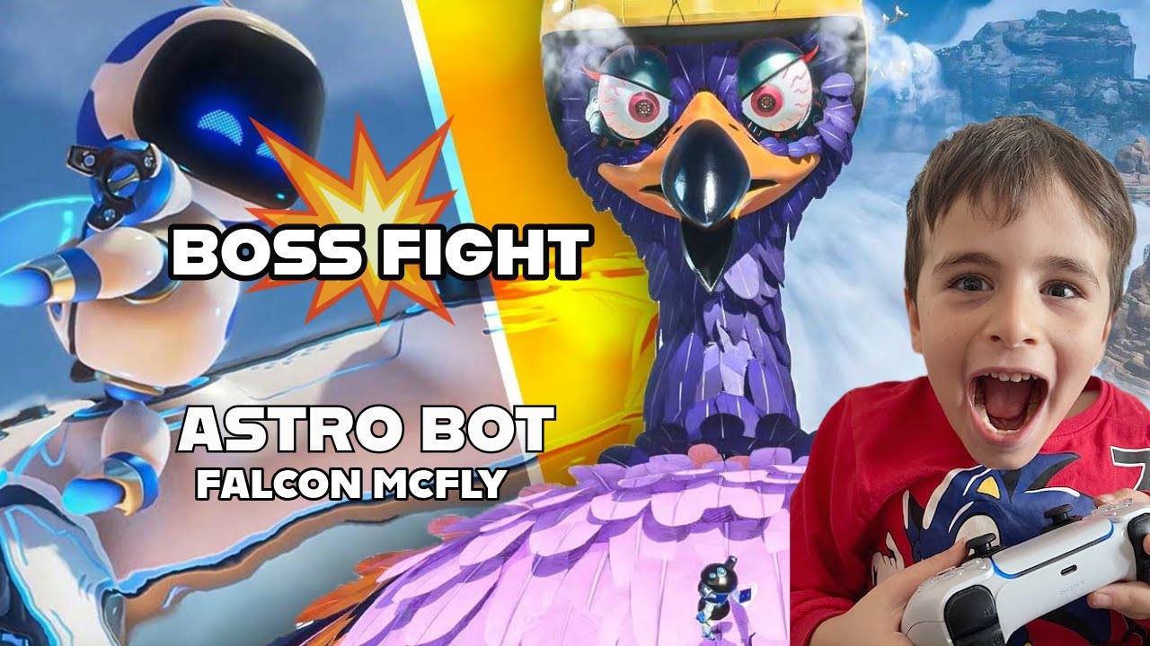 FALCON McFLY FURY! Astro Bot PS5 Boss Fight Gameplay! - YouTube