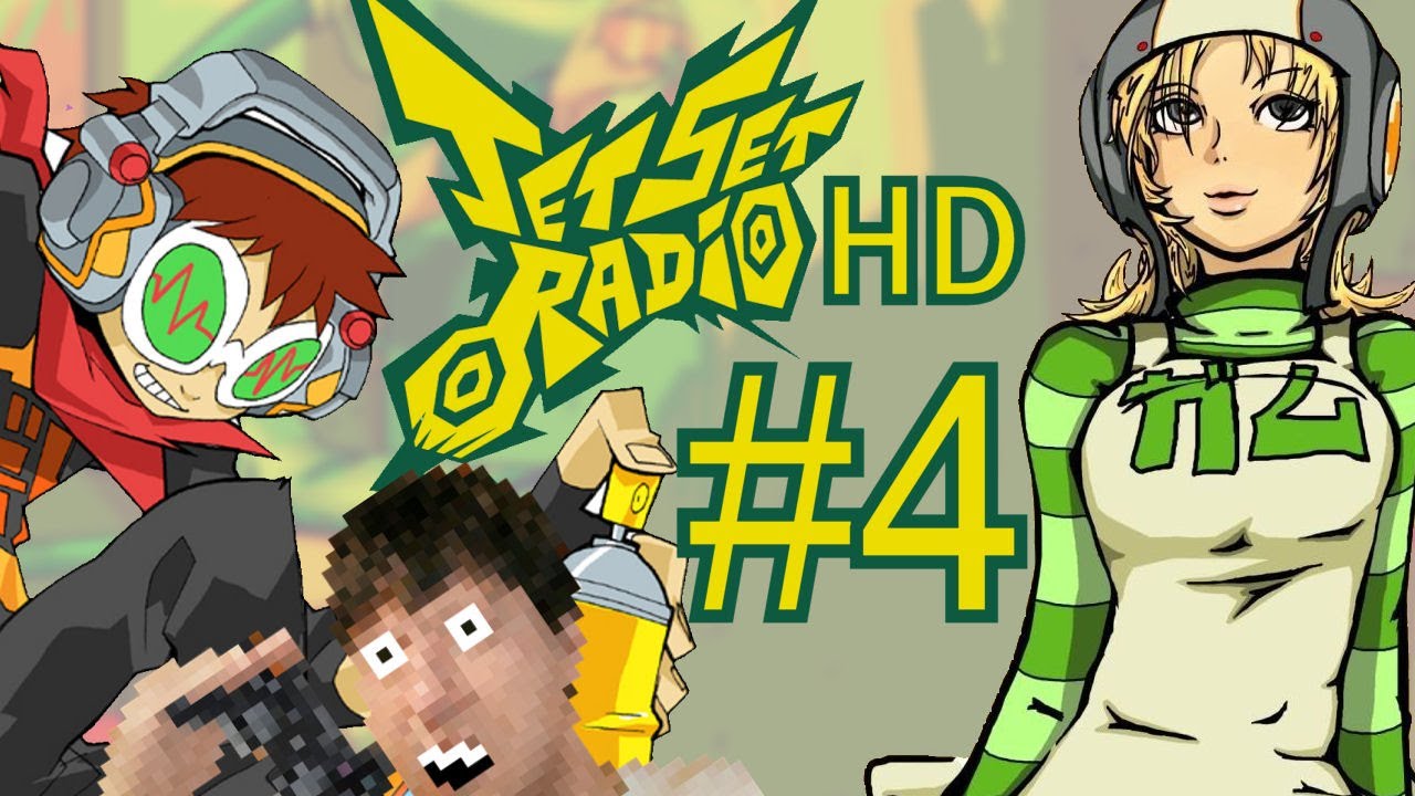 Jet Set Radio HD #4 - The Monster of Kogane-cho - YouTube