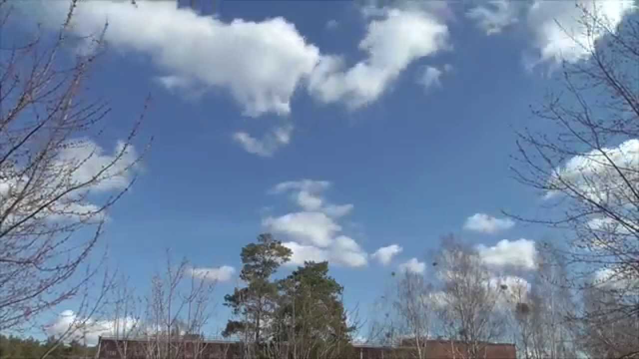 Slow Sky's flow 60fps / Поток облаков 60fps - YouTube