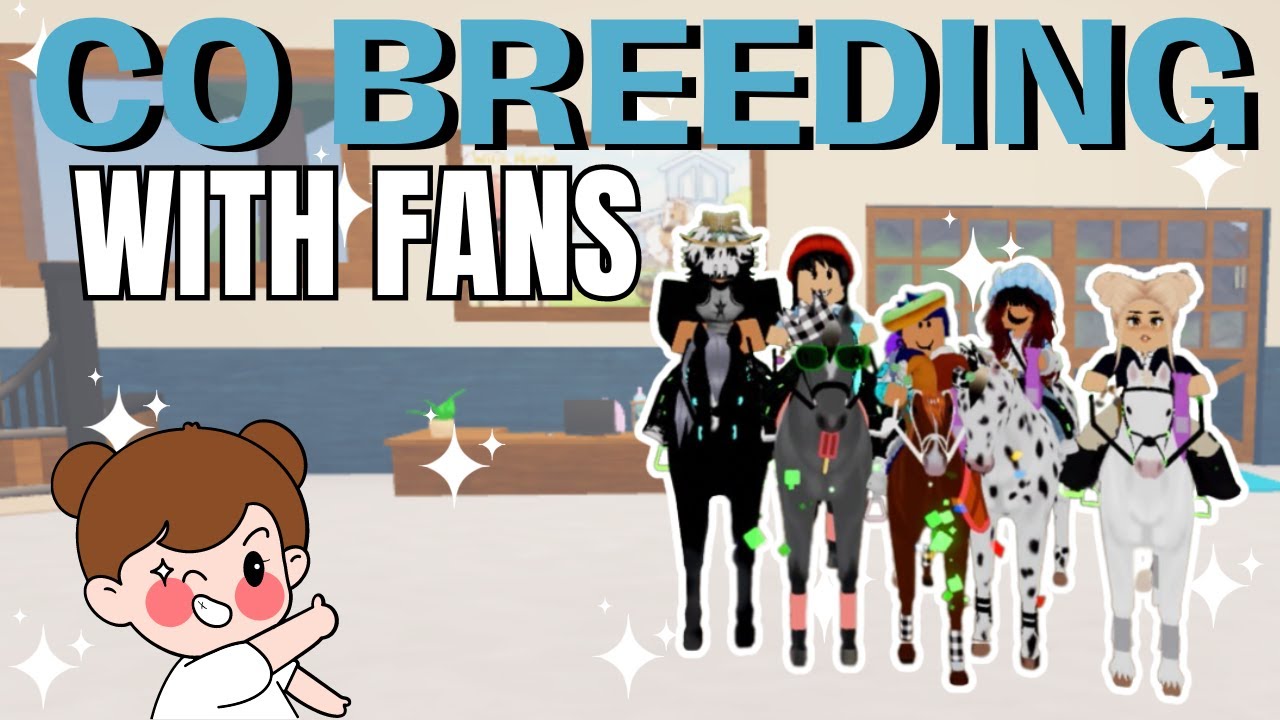 MINI CO BREEDING WITH MY FANS | Wild Horse Islands - YouTube