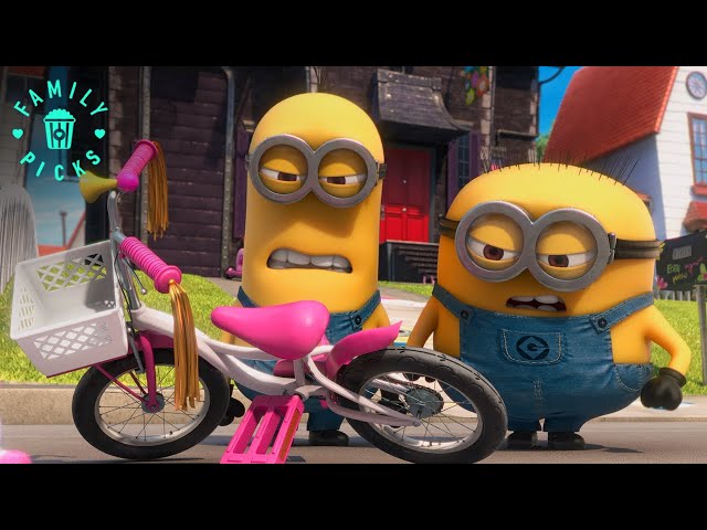 Minions Build Agnes A Super Bike - P…: English ESL video lessons