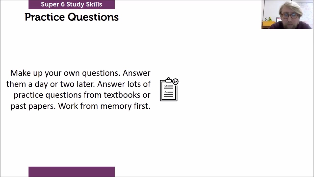 Study Skills how to 6 Practice Questions - YouTube