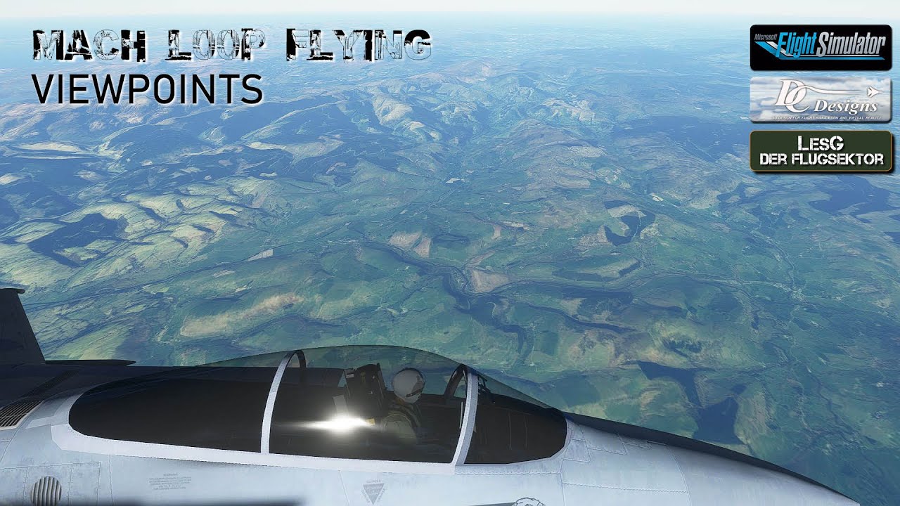 Flightsimulator2020: Mach Loop Flying - Viewpoints - YouTube