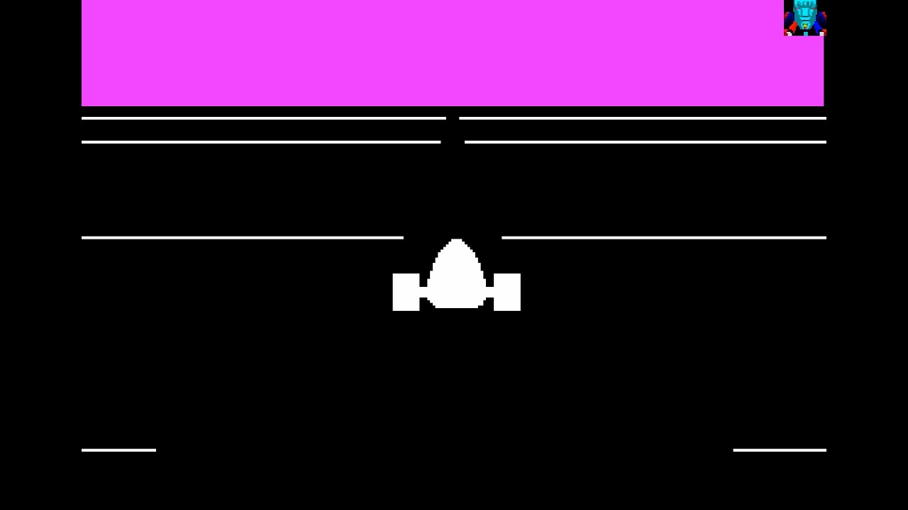 Apple II Game: Racer (1979 Softape) - YouTube