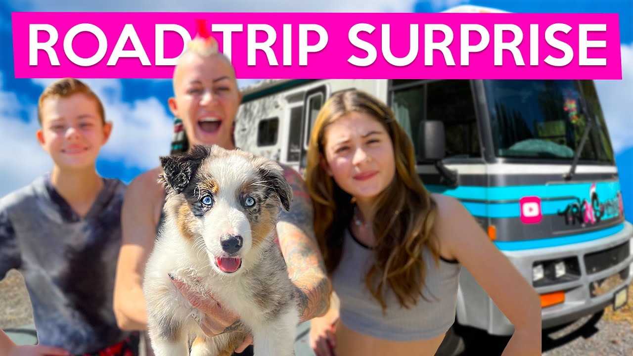 RV LIVING- ROAD TRIP to get a surprise! - YouTube