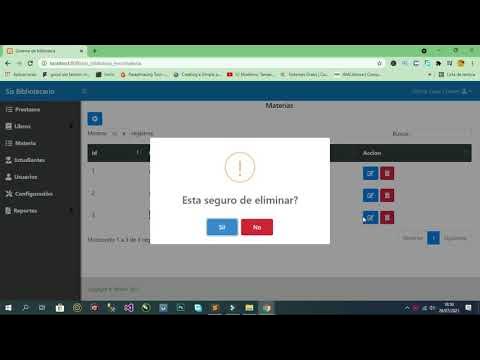 Sistema de biblioteca con arquitectura MVC - PHP-BD-MYSQL - 2021 - YouTube