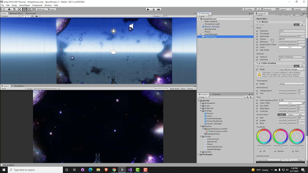 Unity - Post Process - YouTube