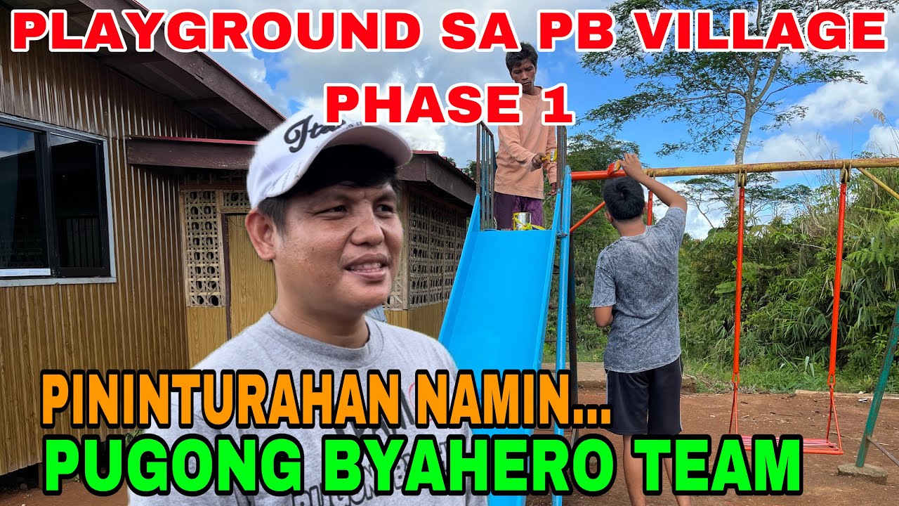 PB VILLAGE PHASE 1 , PLAYGROUND PININTURAHAN NI MANG ELI. - YouTube