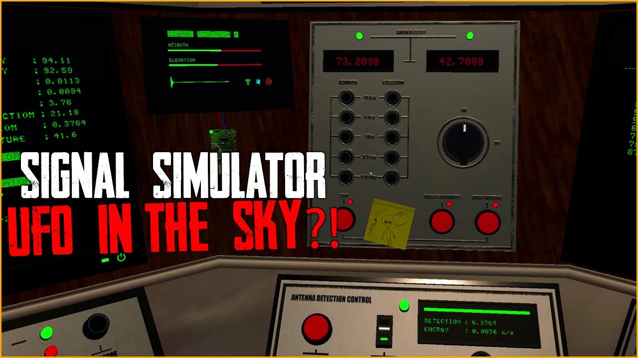 UFO IN THE SKY?! | SIGNAL SIMULATOR GAMEPLAY - YouTube