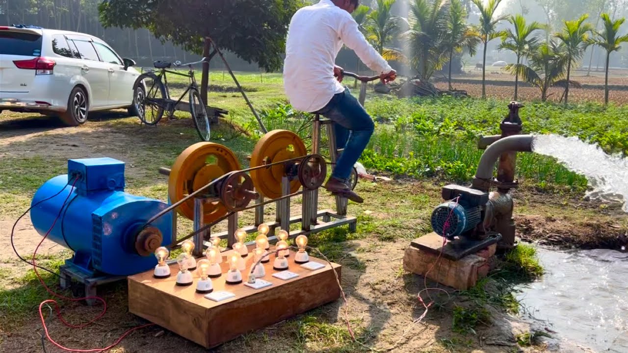 Self Running free energy water pump - YouTube