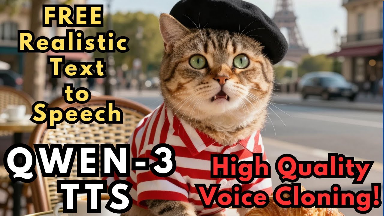 FREE Realistic AI Text to Speech - Qwen 3 TTS Voice Cloning Tutorial ...