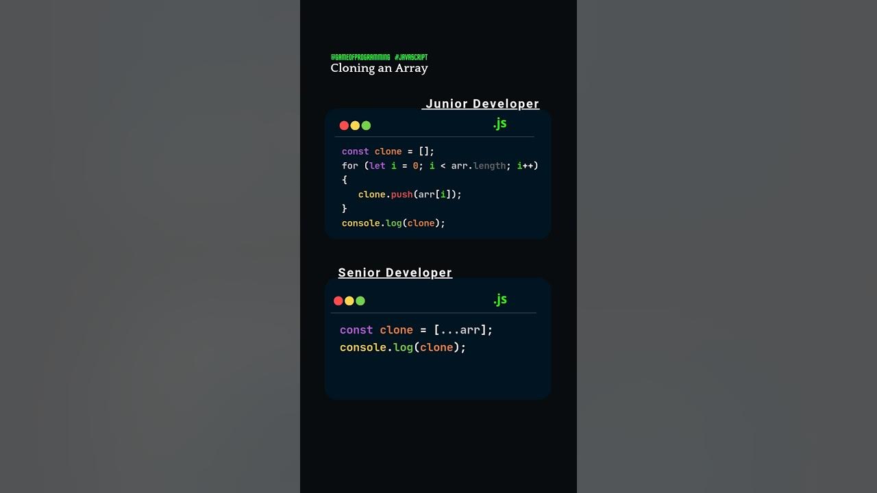 Junior Developer VS Senior Developer 👾👨‍💻 #webdesign #javascript # ...