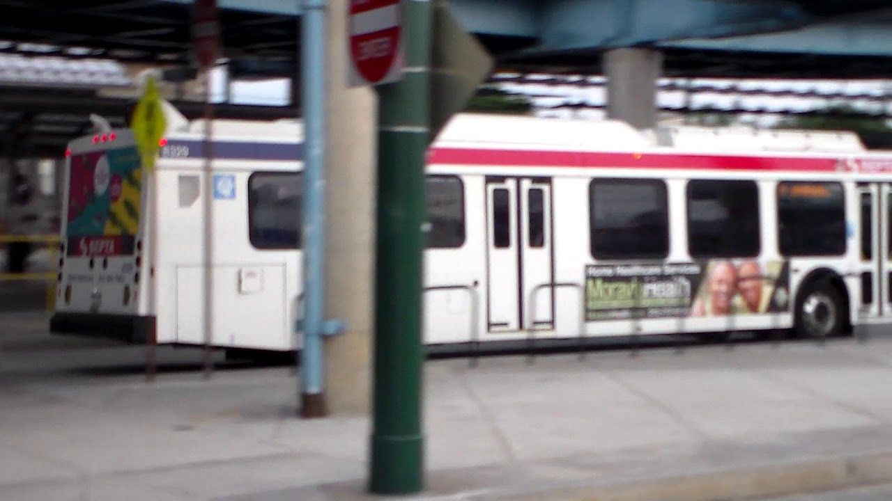 SEPTA BUS: HYBRID NEW FLYER DE41LF 8329 ON ROUTE: 67 - YouTube