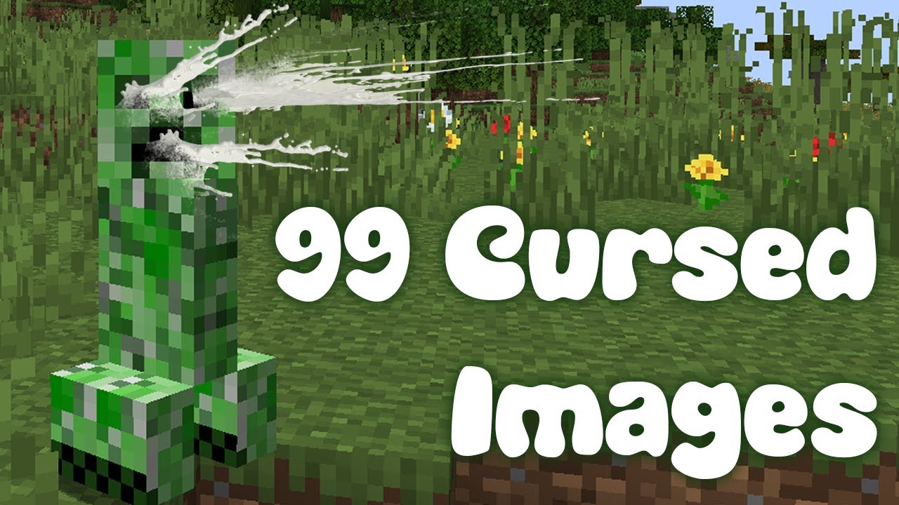 Crazy Creepers Compilation: 99 Cursed Minecraft Images! - YouTube