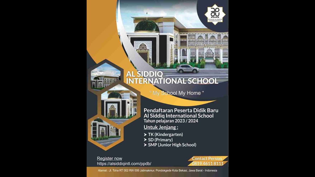 Al Siddiq International School | PPDB Online 2023 | TELAH DIBUKA - YouTube