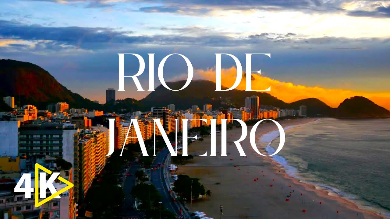 Rio de Janeiro 4K - Relaxing Music and Stunning Cityscapes #travel # ...