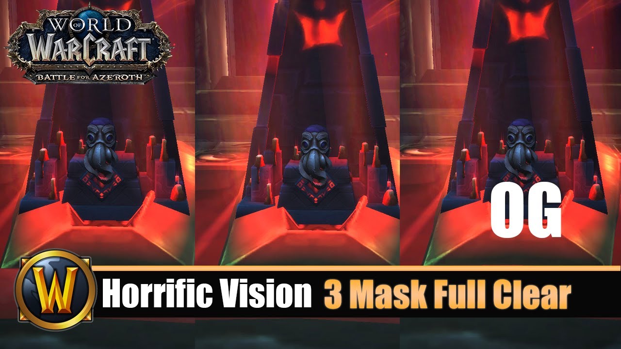 Horrific Vision OG: 3 Mask Full Clear - Guardian Druid (Tank) - YouTube