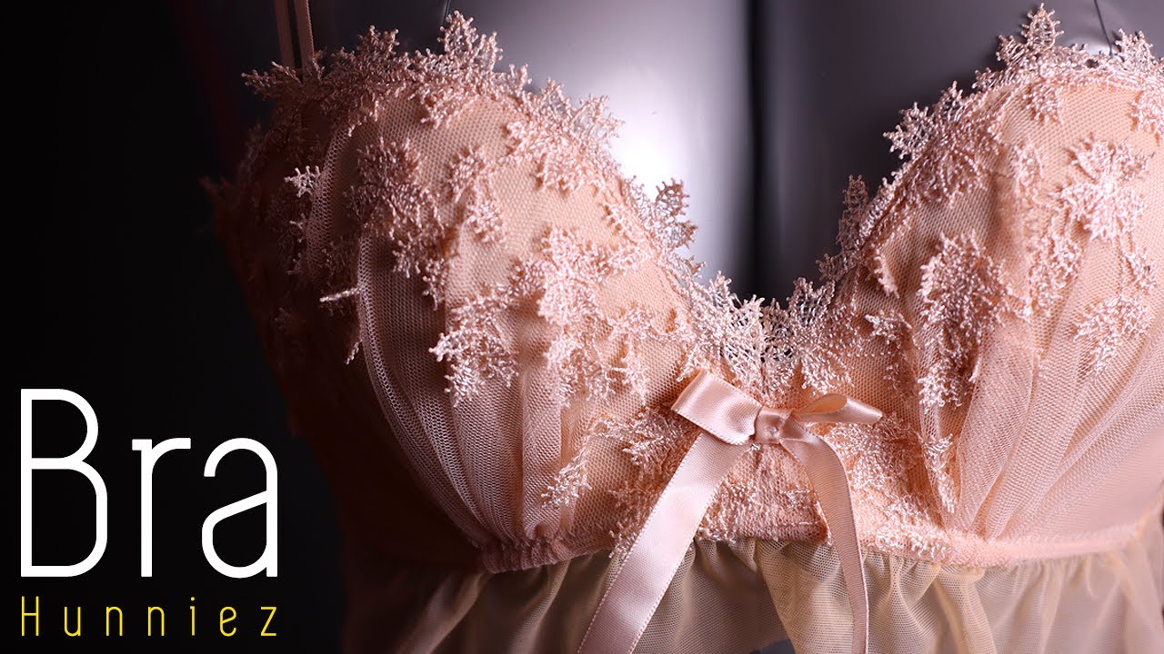 Light Amber Frilly Lace Bra - YouTube