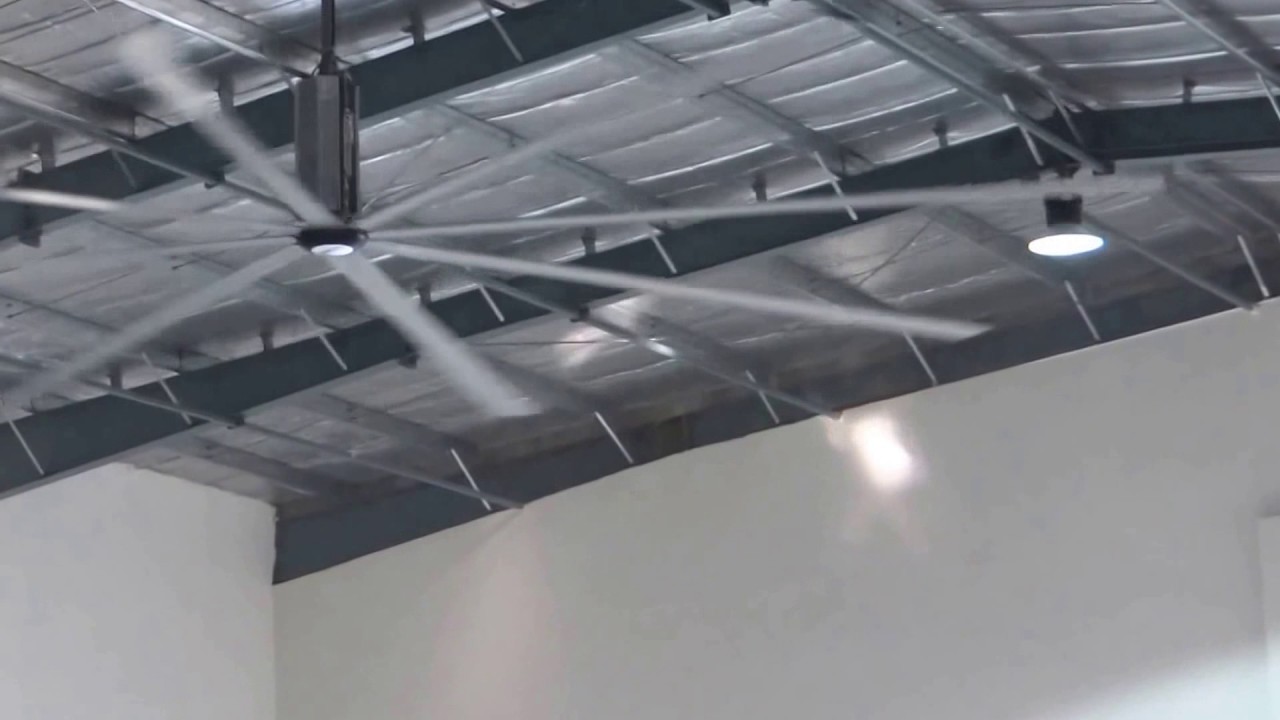 Ultra Big Jumbo fans 8 Blades Omega HVLS Fans - YouTube