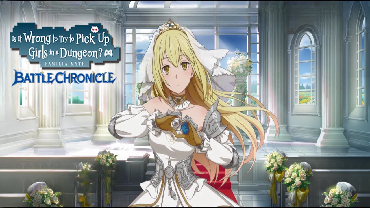 【ダンクロ】Sword Princess Bride Ais Wallenstein Danmachi Battle Chronicle ...