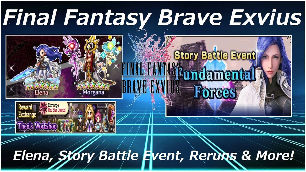 CG Elena Appears! Door pots, Reruns & More! Final Fantasy Brave Exvius ...