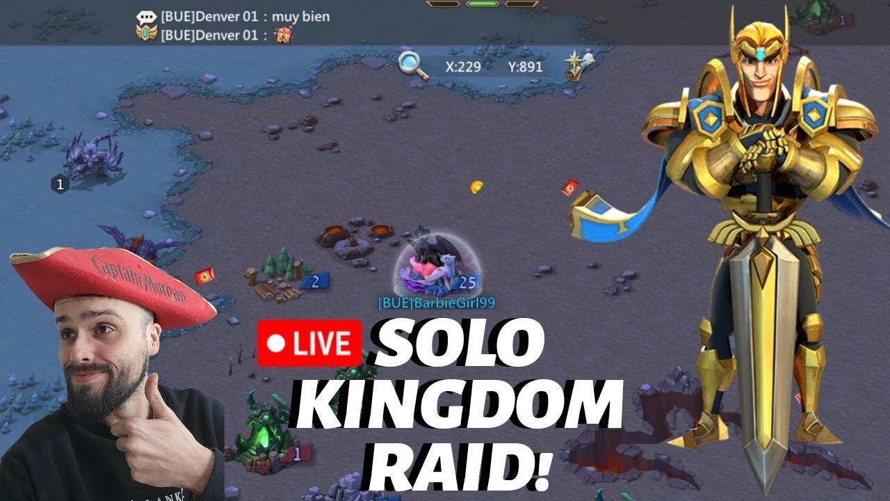 KINGDOM RAID! I WOKE UP AND CHOSE WAR - Lords Mobile - YouTube