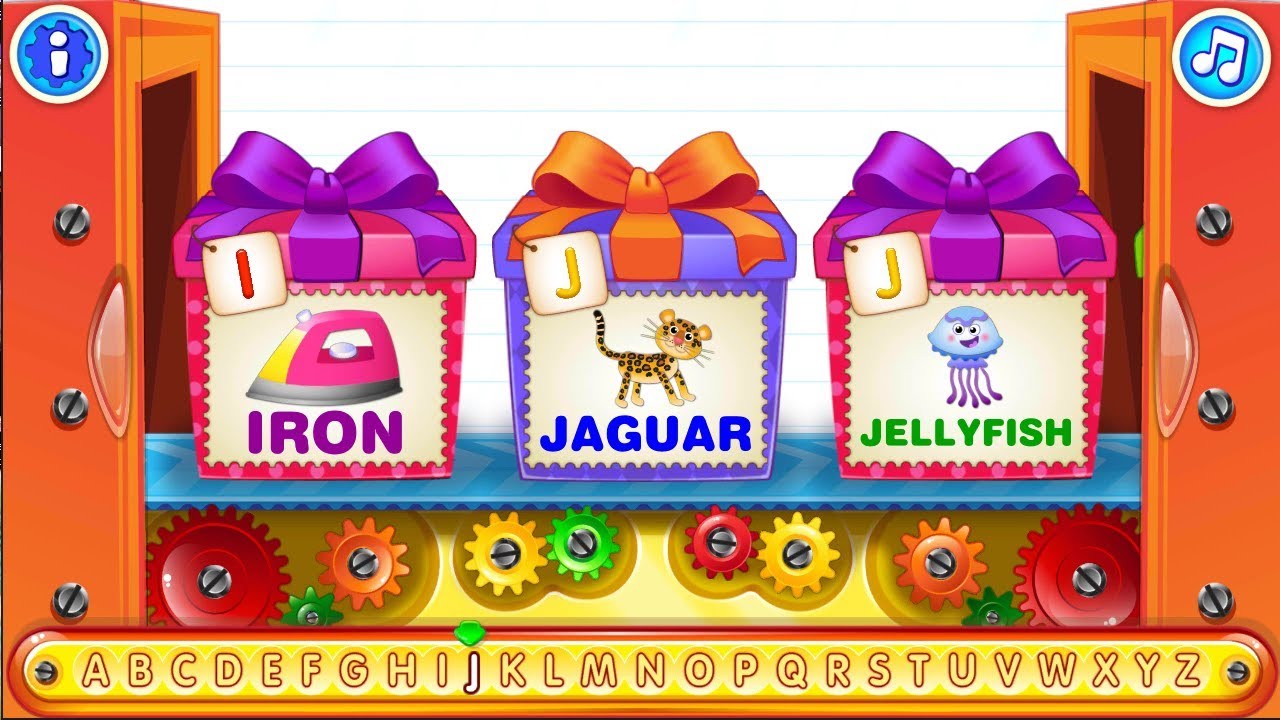 ABC for Kids! Learn The Alphabet! Boxes ABC Letter J - YouTube