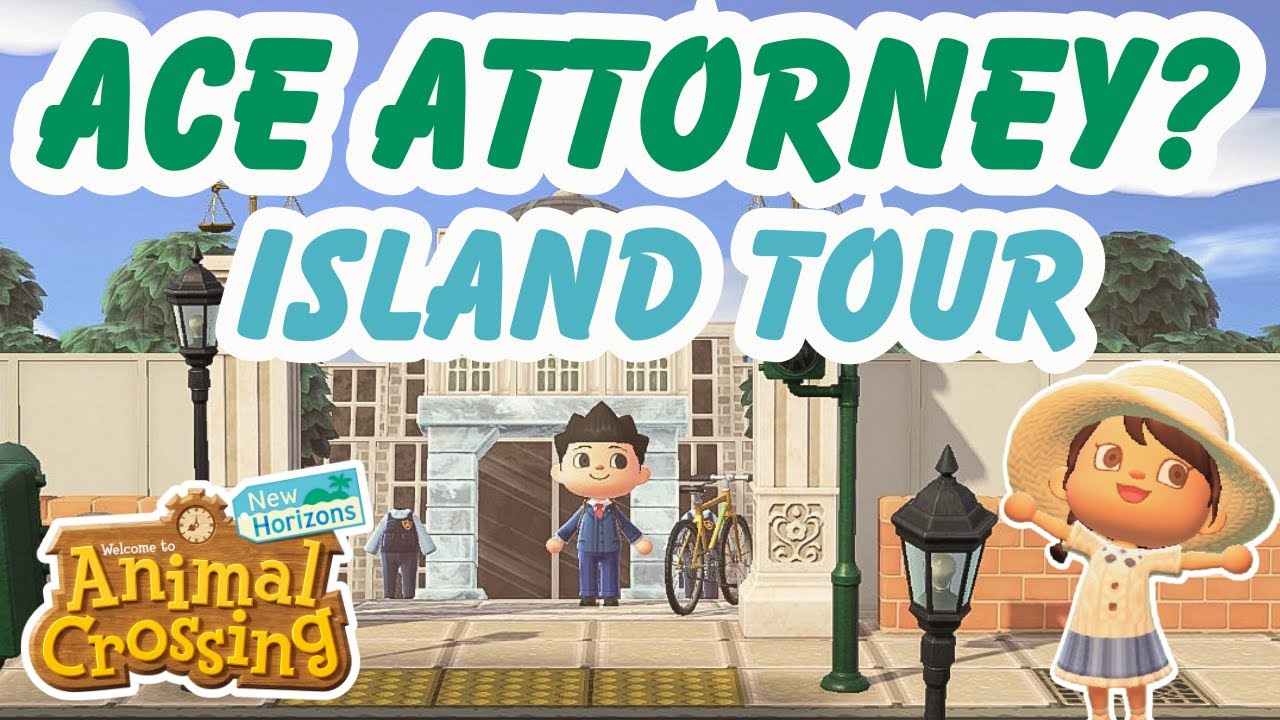 Phoenix Wright: Ace Attorney in ACNH!! Island Tour! #phoenixwright # ...