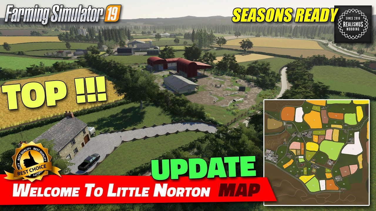 FS19 | MAP "Little Norton" (update v1.1.0.0) - review - YouTube