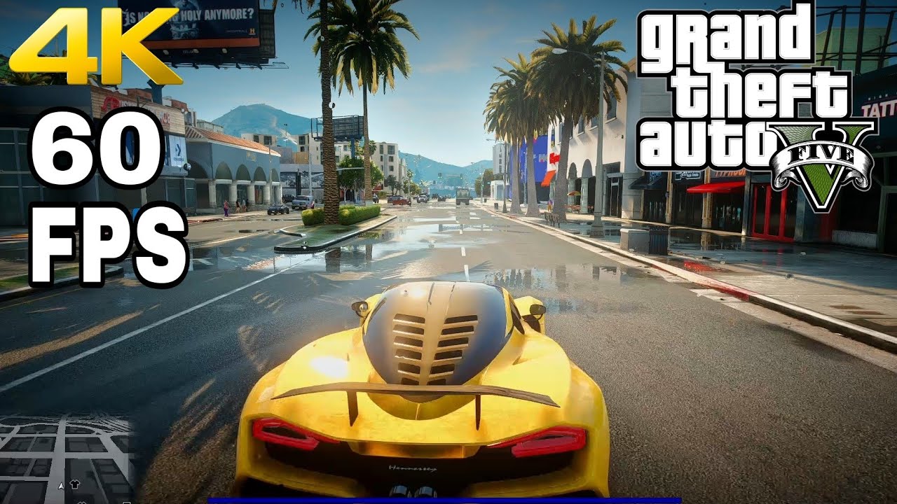 GTA V Ultra Realistic Graphics Mod 4k 60FPS - YouTube